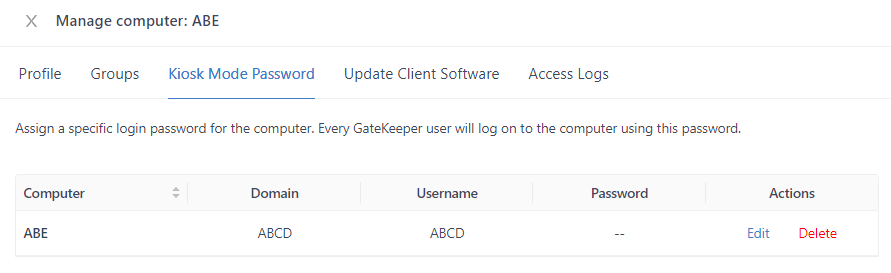 How to disable Kiosk Mode for a computer. – GateKeeper