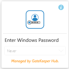 Unlock settings through the GateKeeper Client App. – GateKeeper