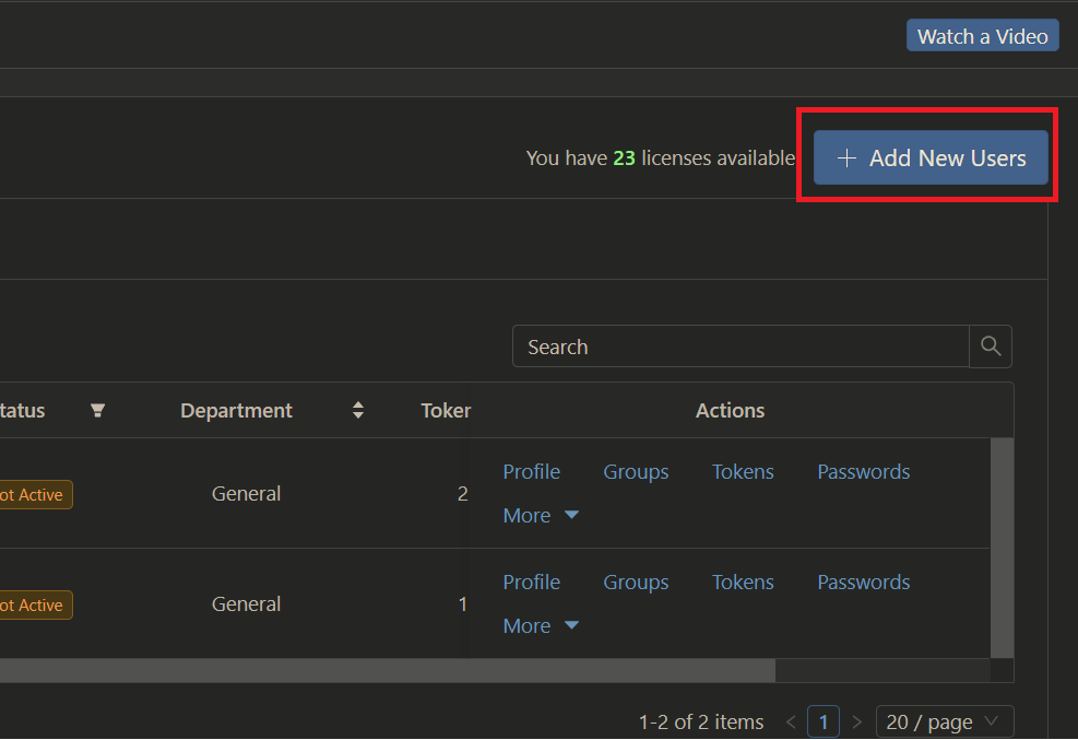 How to add a new user from the GateKeeper Hub. – GateKeeper