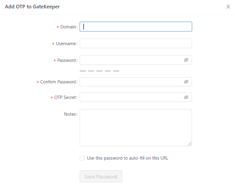 How to set up automatic OTP on websites. – GateKeeper