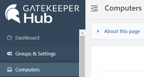 Adding computers to GateKeeper Hub Manually. – GateKeeper