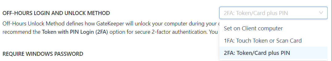 Off Hour Login And Unlock Method Option Explained Gatekeeper