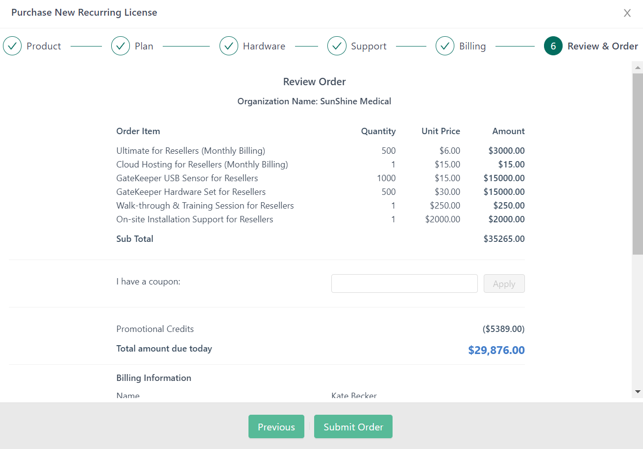 How to create a license as a distributor. – GateKeeper