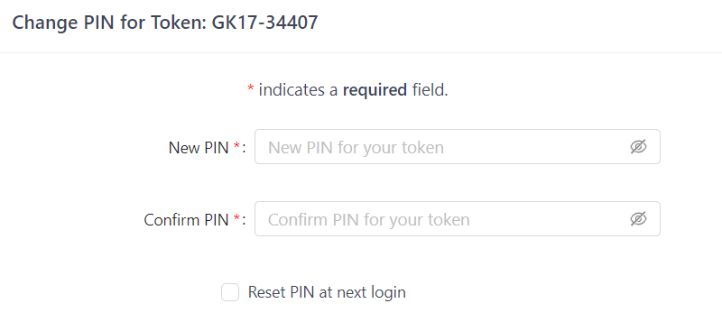 How to reset the PIN to my token if I've forgotten my PIN. – GateKeeper