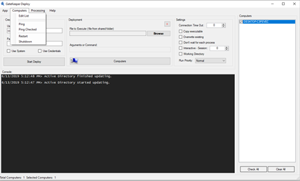 How to deploy the GateKeeper Proximity software to Client computers. – GateKeeper