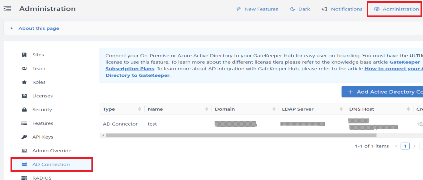 How to use the GateKeeper AD Connector. – GateKeeper