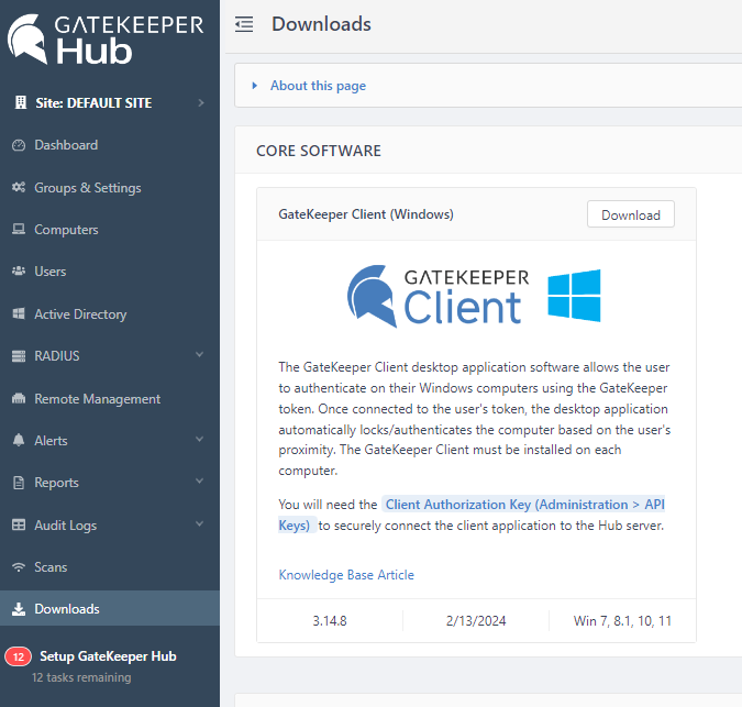How to install the GateKeeper Client desktop application. – GateKeeper