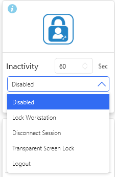 How to disable Inactivity Lock Method. – GateKeeper