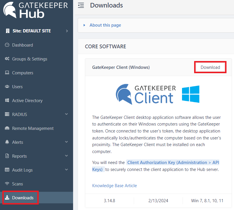 What is the GateKeeper Client desktop application? – GateKeeper