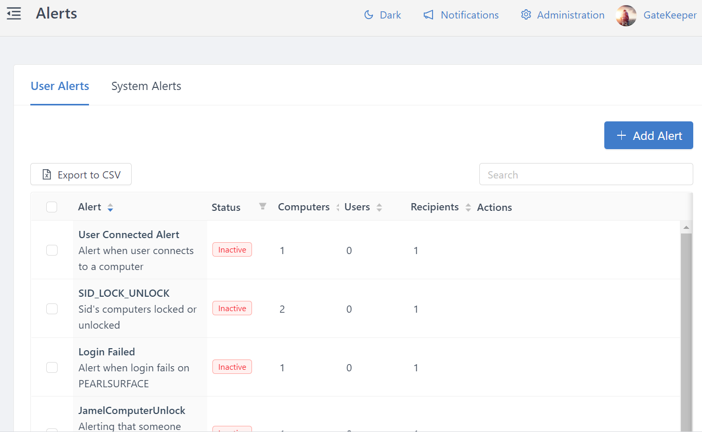 What Are User Alerts And System Alerts Gatekeeper