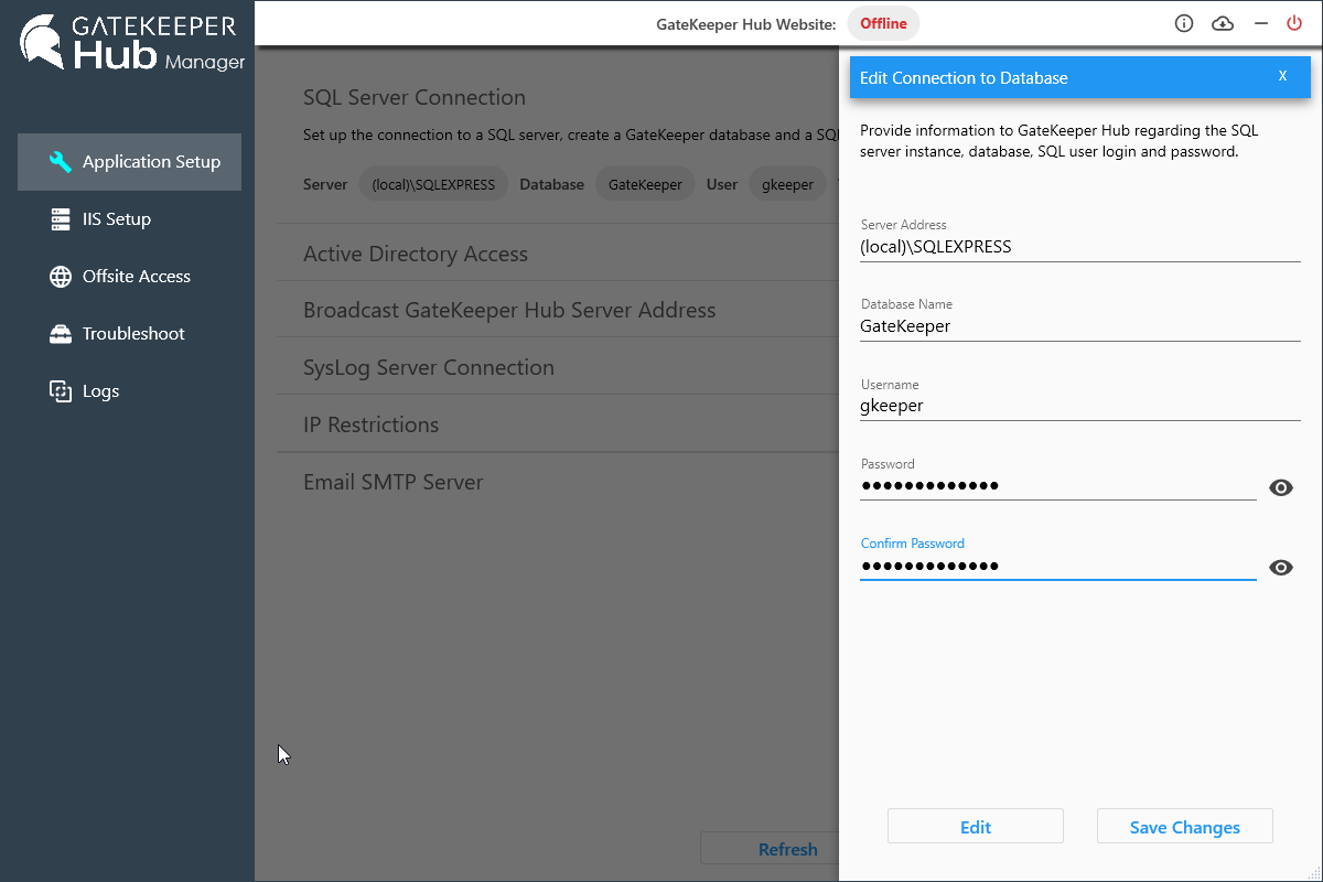 How to move Hub from one location to another. – GateKeeper