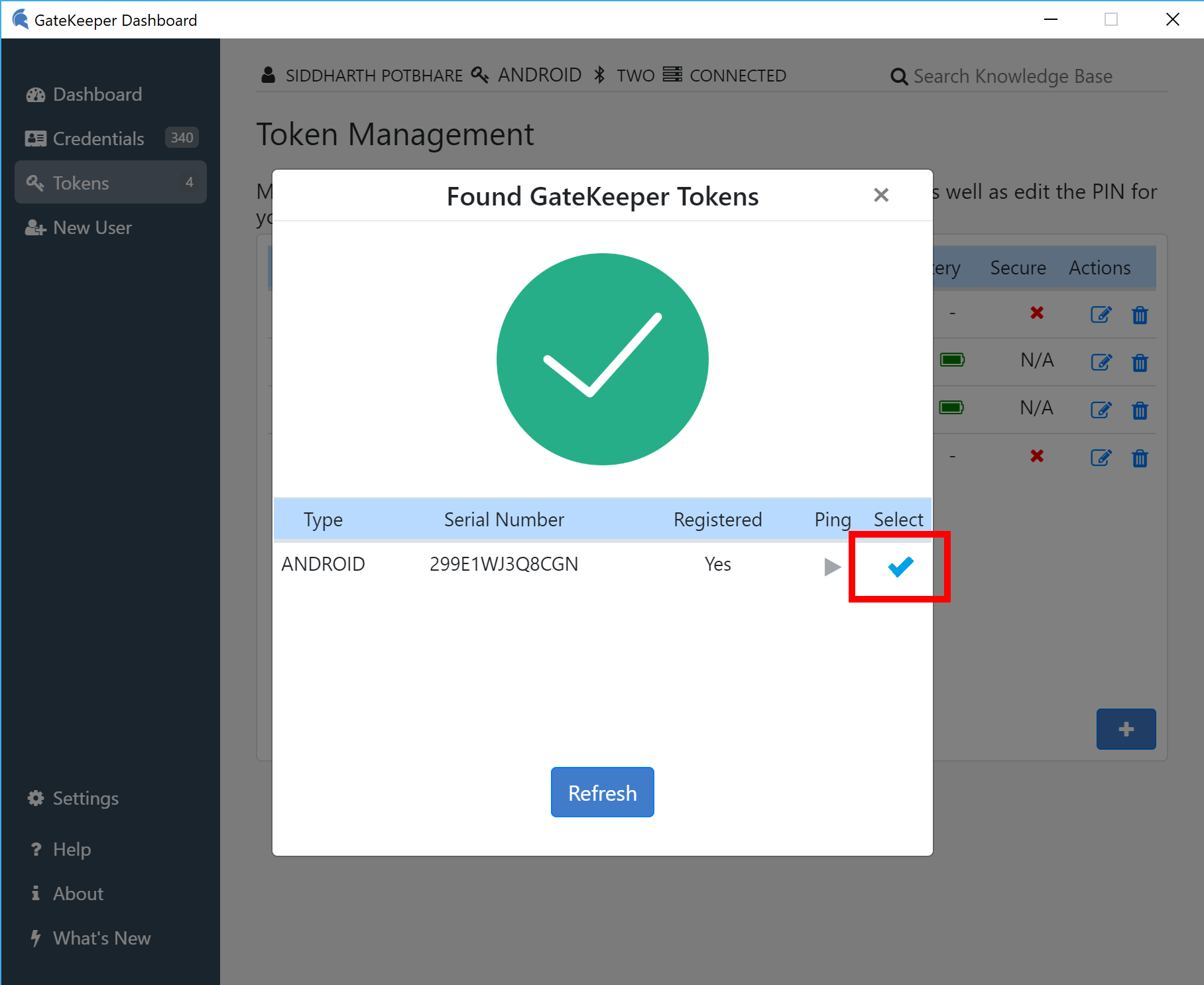 How to add token through the GateKeeper Client application (v3.11.35 ...